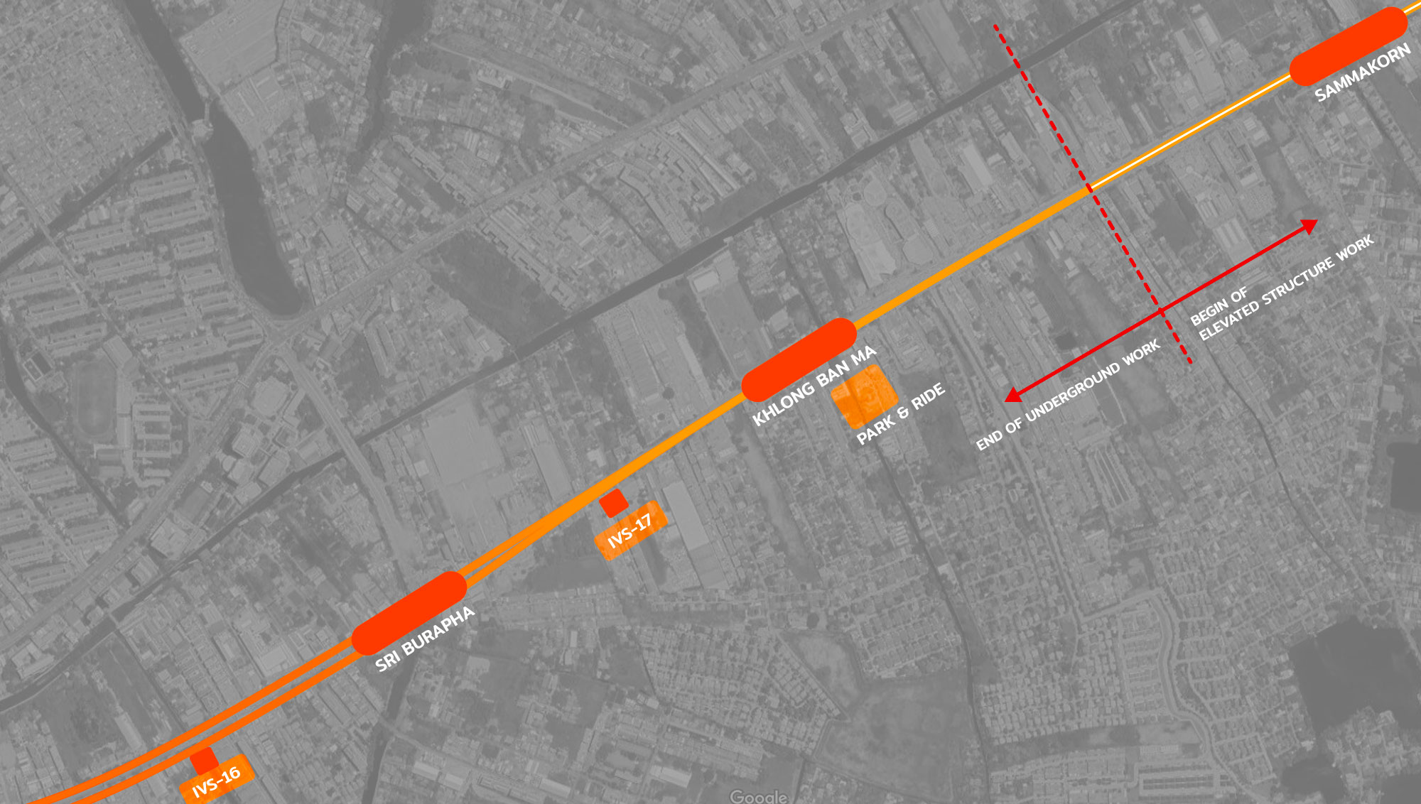 The MRT Orange Line (East Section)